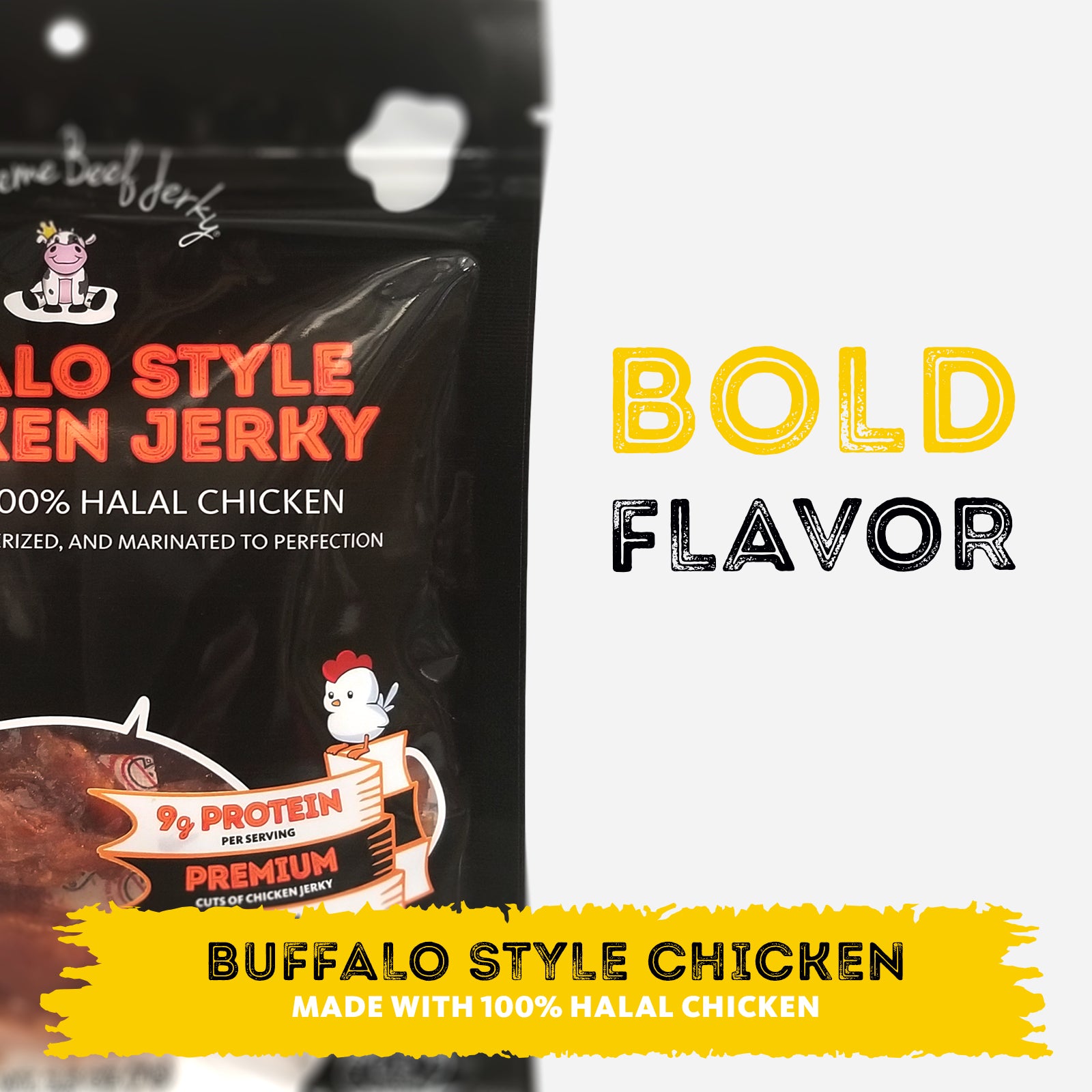 NEW HALAL CHICKEN JERKY, MARINATED CHICKEN JERKY, HANDCRAFTED GOURMET ...